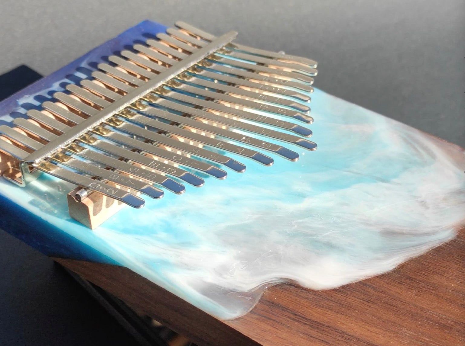 DIY Making Sea Ocean Whale Dolphin Kalimba Epoxy Resin Thumb Piano ...
