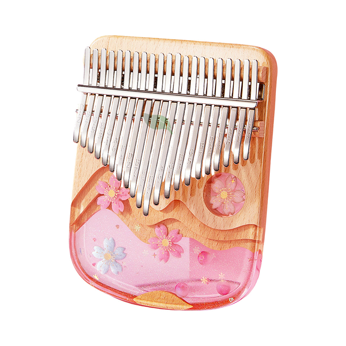 Acrylic Kalimba Resin 17|21 Key Sakura Finger Thumb Piano | Pures Music