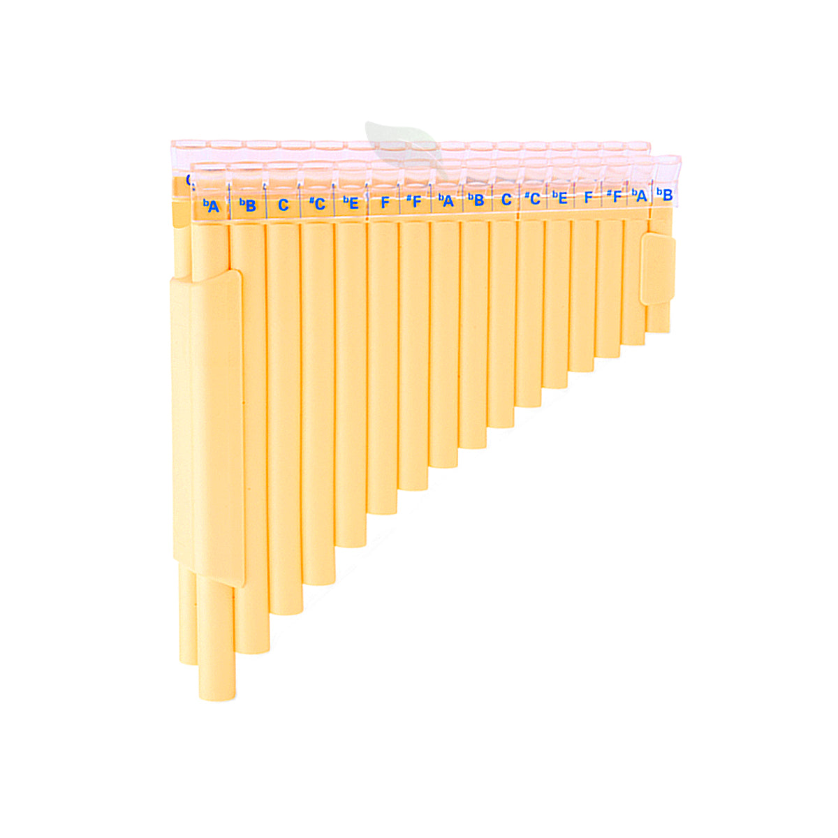 Resin Chromatic Pan Flute Dual Double PanPipes Instrument | Pures Music